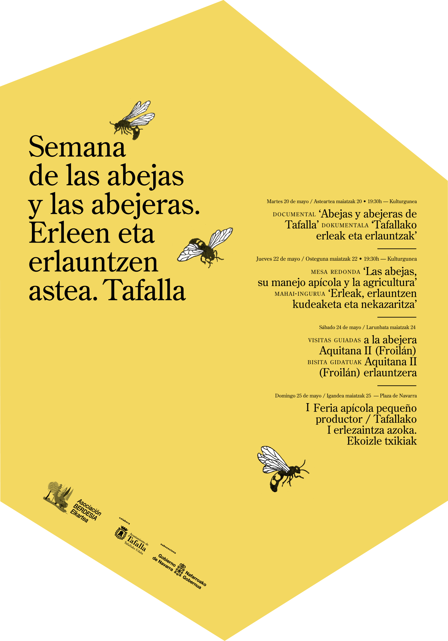 Semana de las abejas y las abejeras en Tafalla – Berdesia